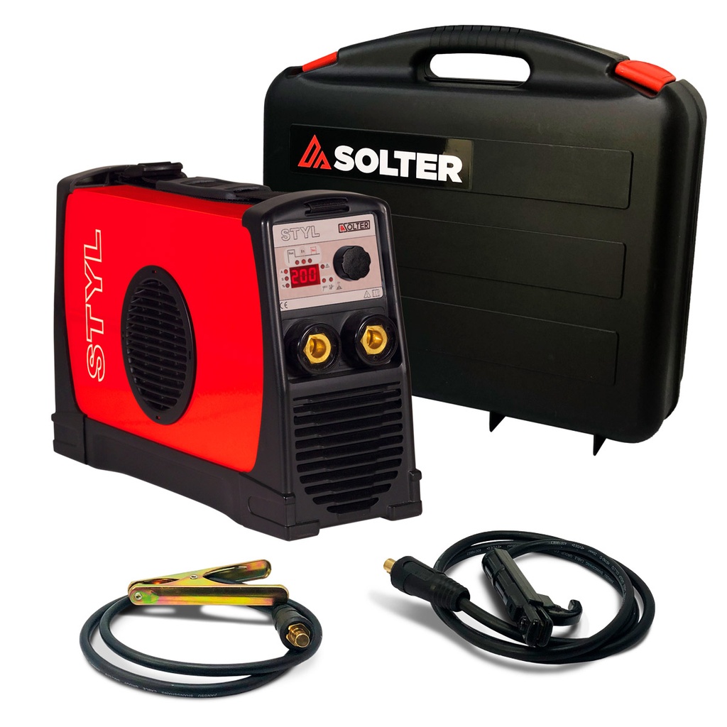INVERTER STYL 205 PRO | 200A Welder at 60% Duty Cycle | MMA and TIG Lift-Arc | Compact and ...